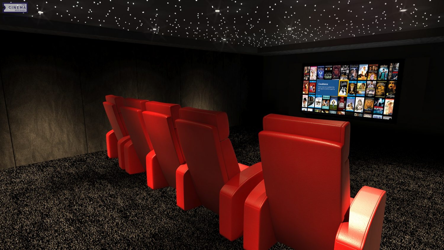The Cinema Designer (TCD) Creates Any Custom Home Cinema In Five Minutes