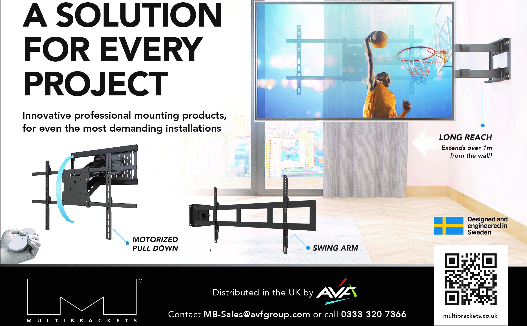 AVF and Multibrackets bring mounts to UK installers