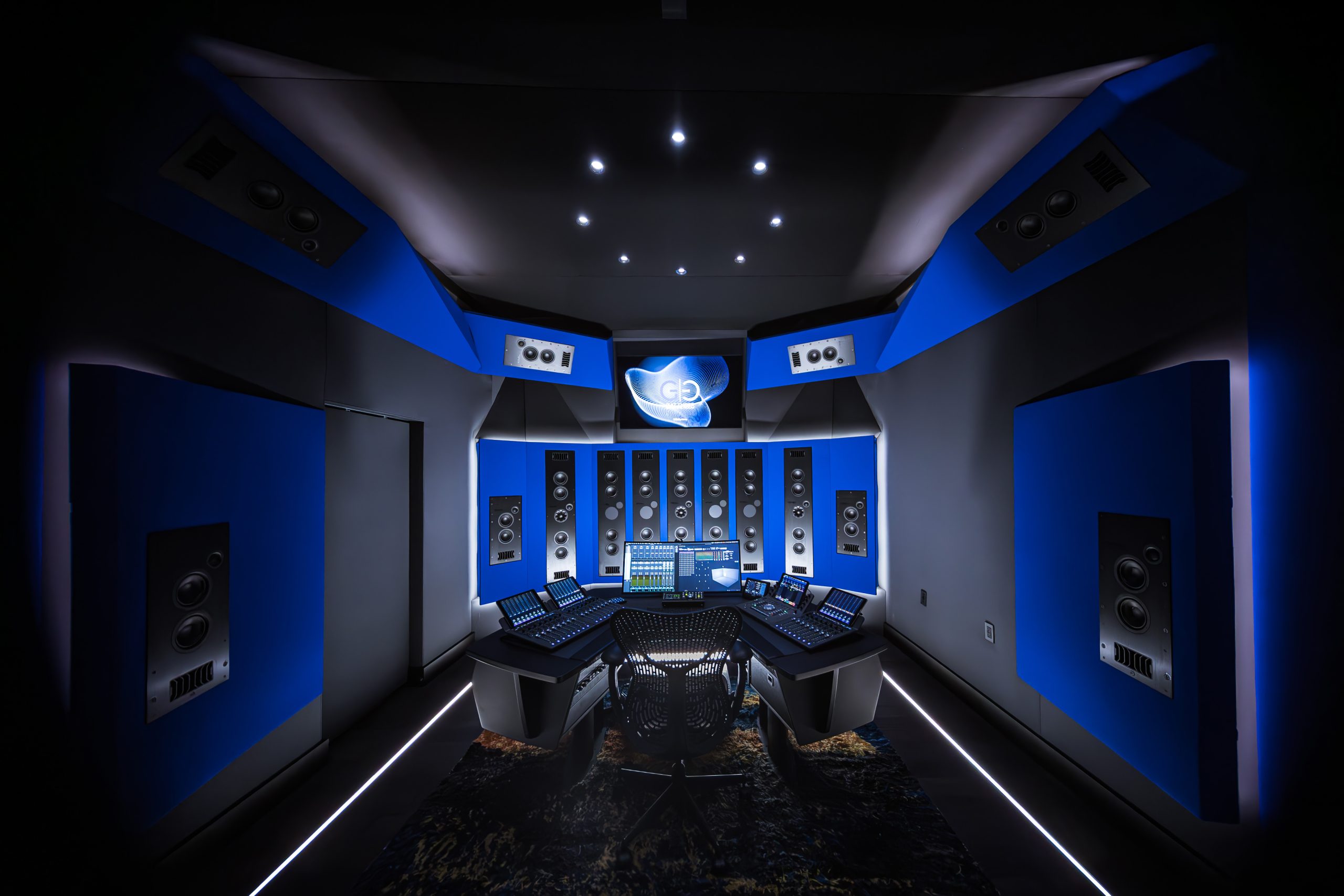PMC speakers installed at Dolby Atmos GAT3 Studios - Essential Install