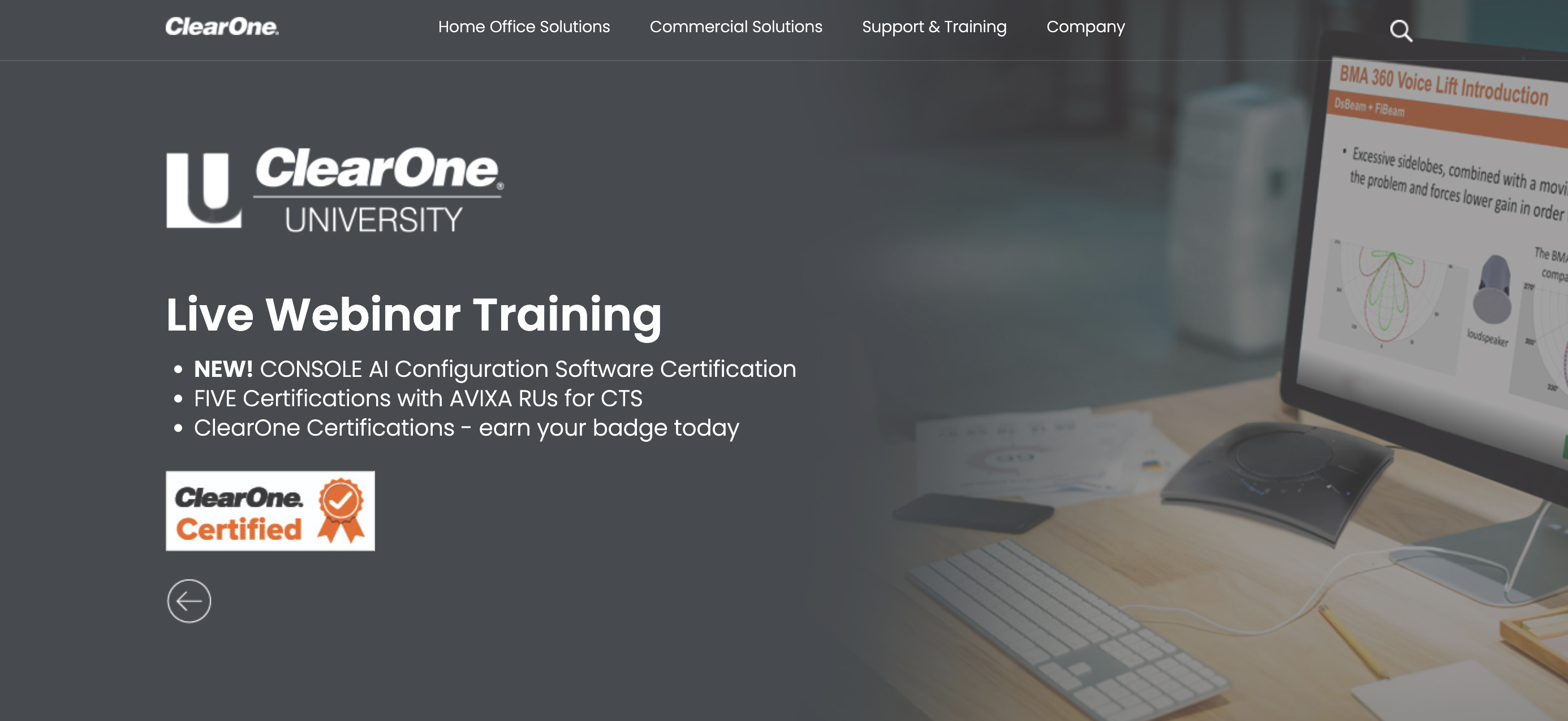 ClearOne University’s January training schedule announced - Essential ...