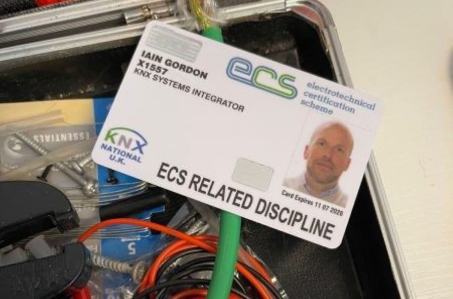 ECS card introduced for certified KNX Integrators - Essential Install