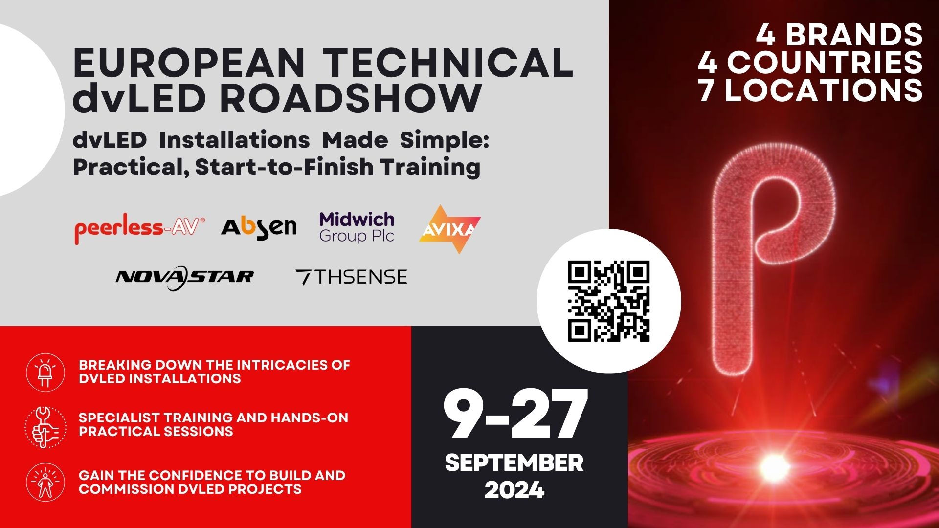 Peerless-AV announces 2024 European dvLED Roadshow - Essential Install