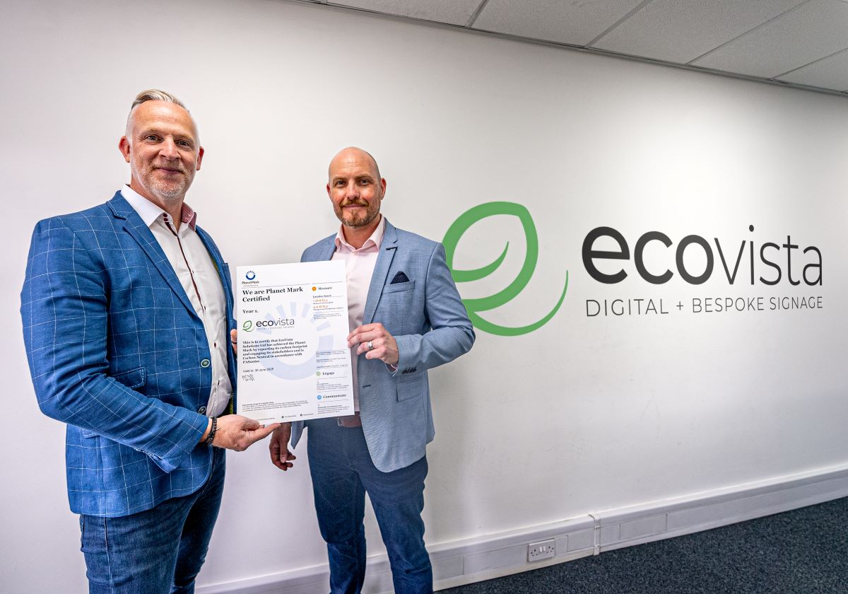 EcoVista becomes UK’s first carbon neutral LED display integrator ...