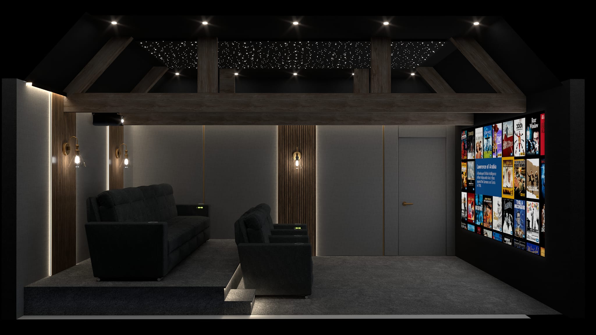 Falcon Farmhouse boasts Bespoke Home Cinemas high end home theatre ...