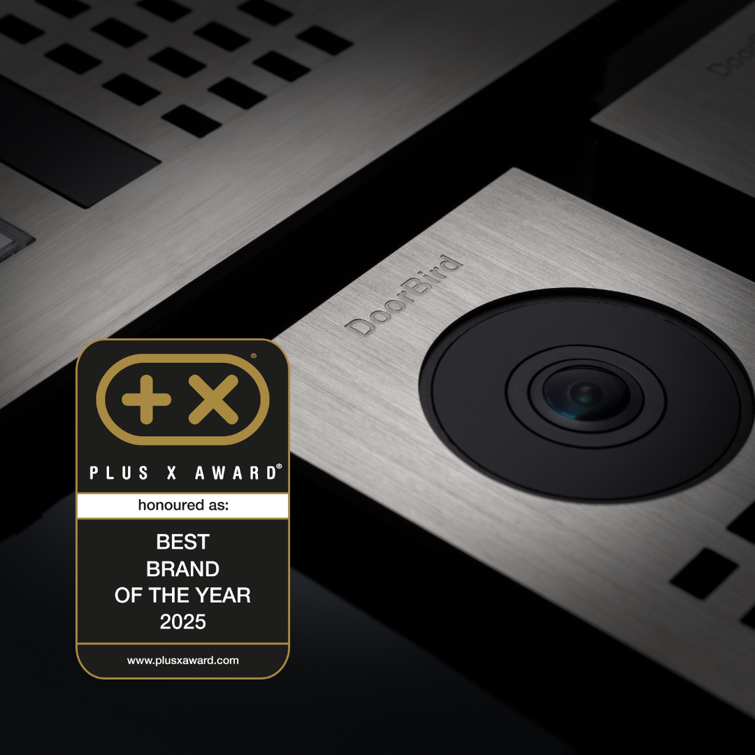 DoorBird wins Plus X Award for Best Brand of 2025 - Essential Install