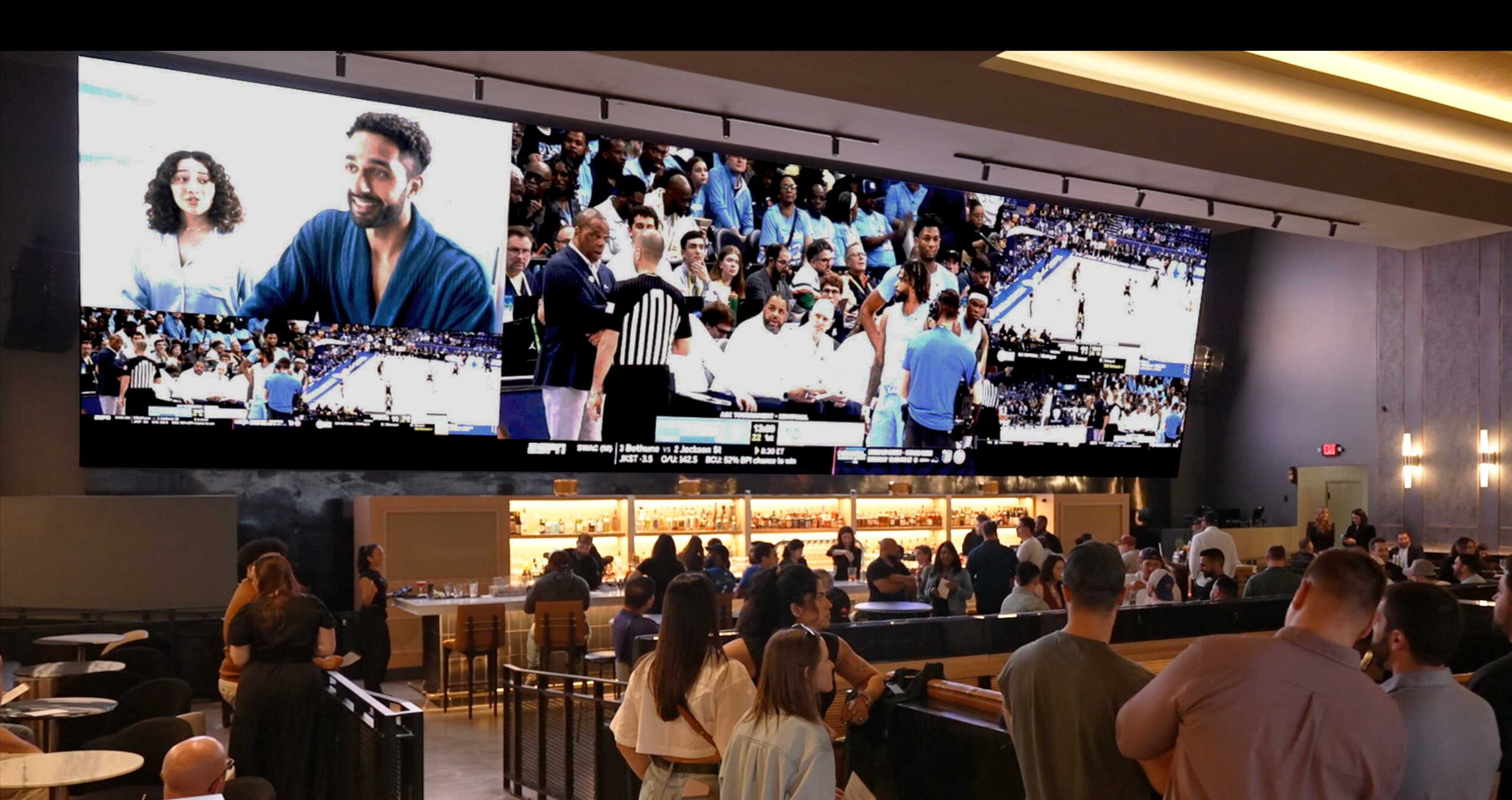 Blinders Sports Lounge boasts largest immersive LED screen on East ...