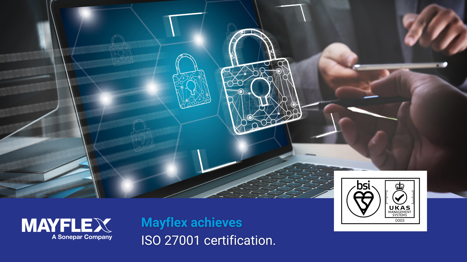 Mayflex achieves ISO 27001 certification - Essential Install