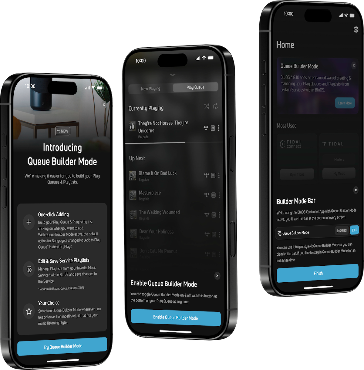 BluOS 4.12 introduces Queue Builder Mode for smarter playlist & queue ...